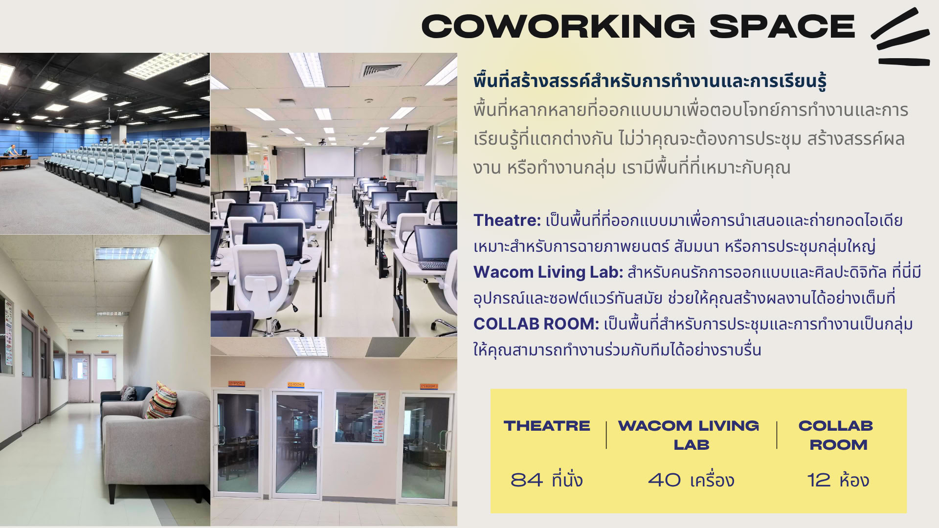 ศูนย์เรียนรู้และหอสมุด Learning Center and Library